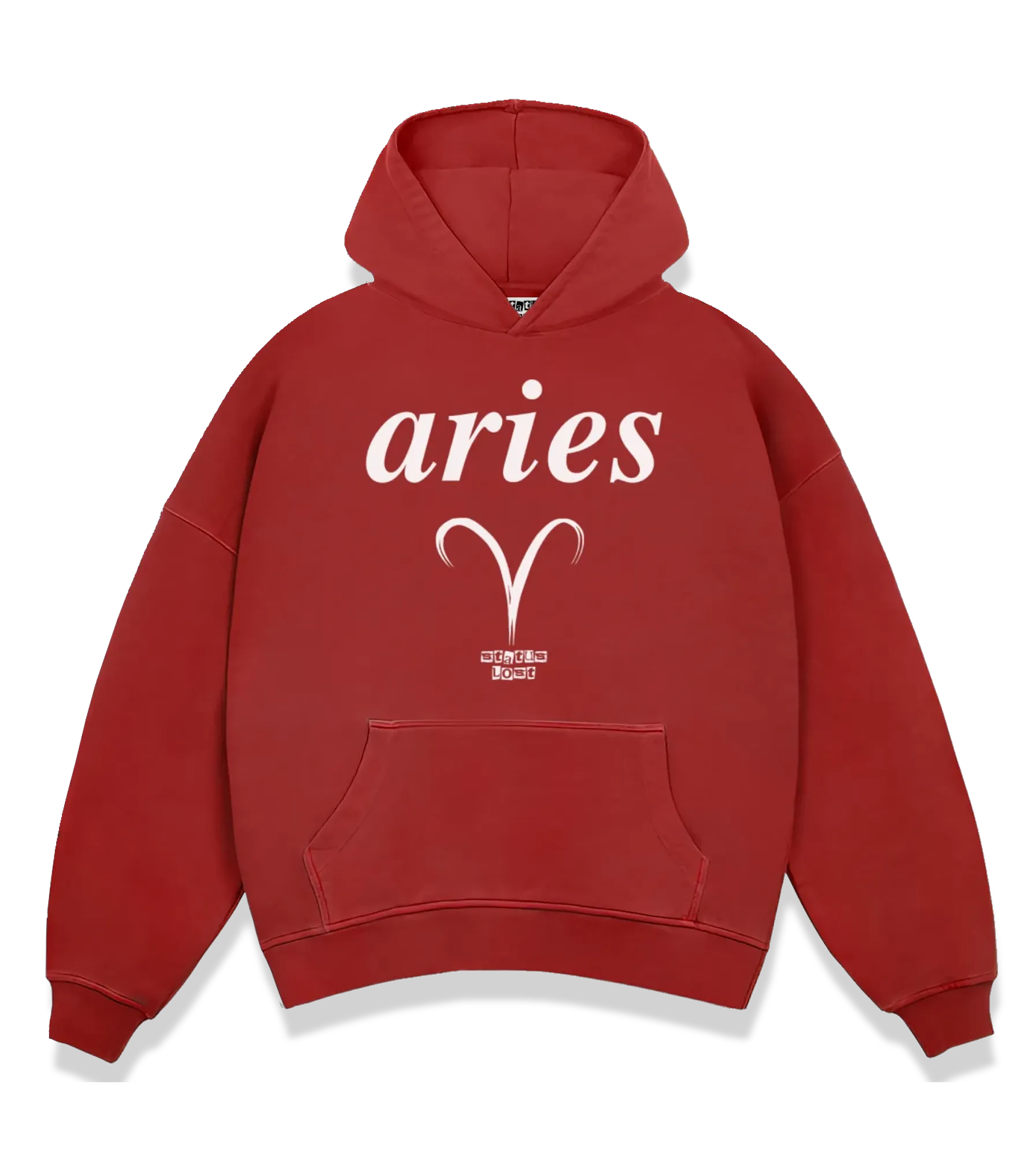 "ARIES" Boxy Hoodie – Status Lost