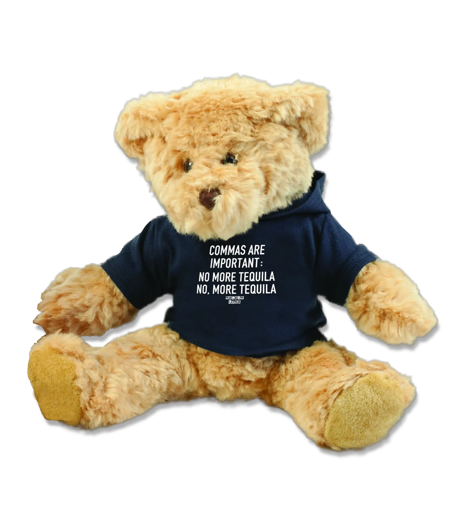 "COMMAS ARE IMPORTANT NO MORE TEQUILA NO, MORE TEQUILA" Teddy Hoodie ...
