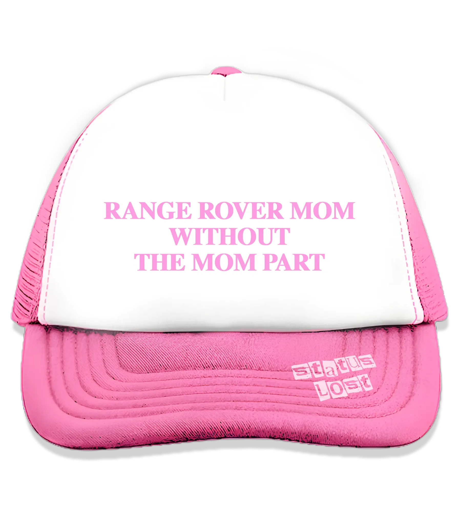 "RANGE ROVER MOM WITHOUT THE MOM PART" Trucker Hat – Status Lost